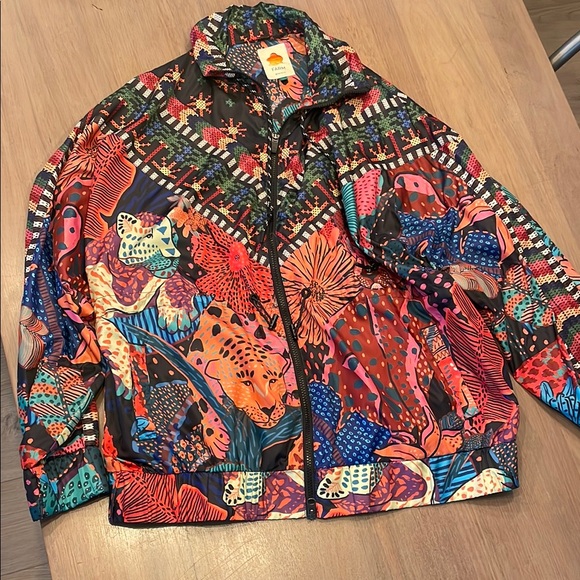 FARM Rio | Jackets & Coats | Farm Rio Vibrant Jaguar Windbreaker | Poshmark